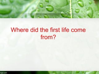 Introduction to life science | PPT