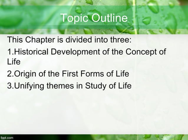 Introduction to life science | PPT | Biological Sciences | Science