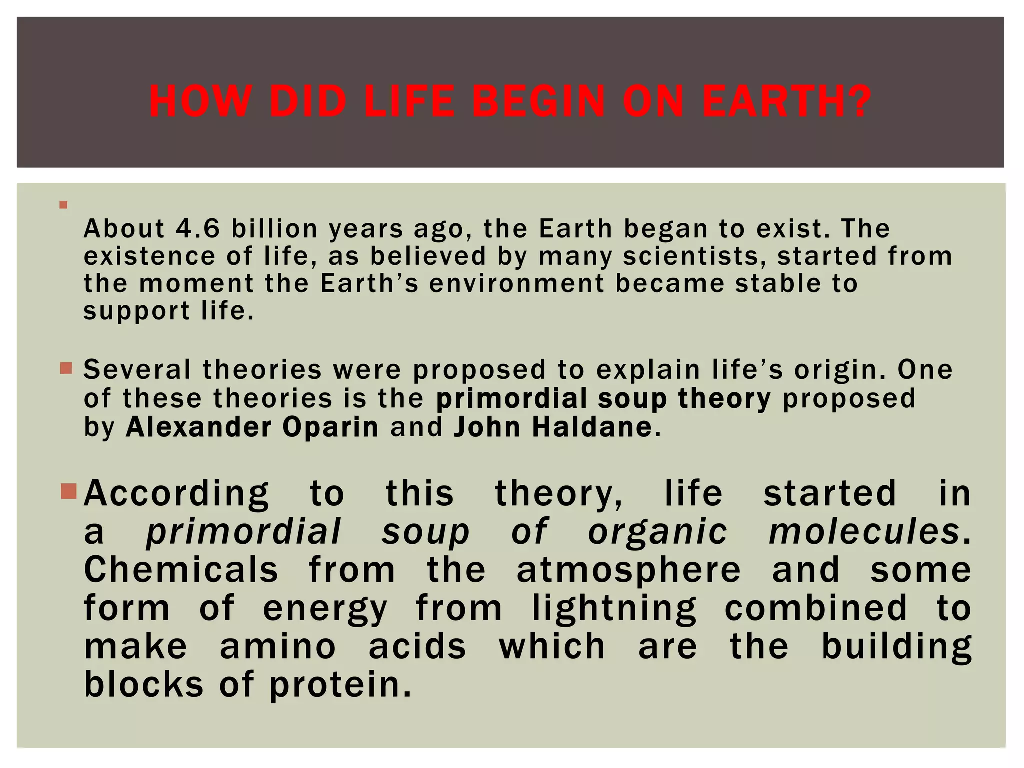 Introduction to life science Grade 11 | PPTX