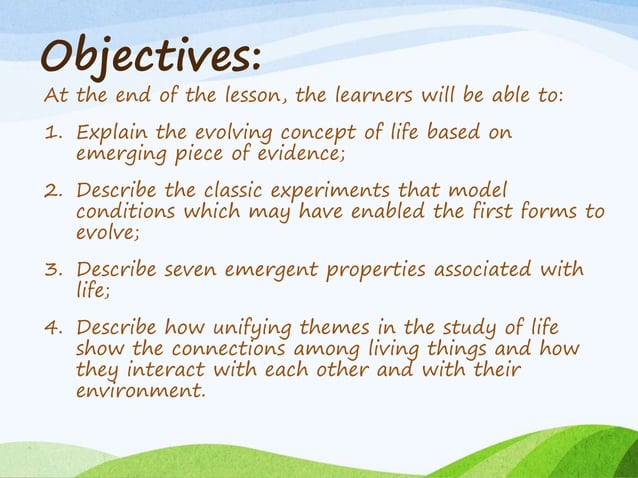 Introduction to life science