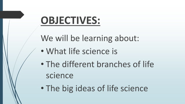 Introduction to life science | PPTX | Biological Sciences | Science