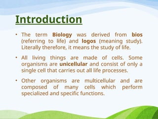 introduction to life science chapter 1.pptx