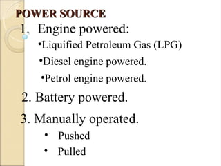 Introduction to different types of Lift Trucks with their source of ...