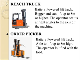 Introduction to different types of Lift Trucks with their source of ...