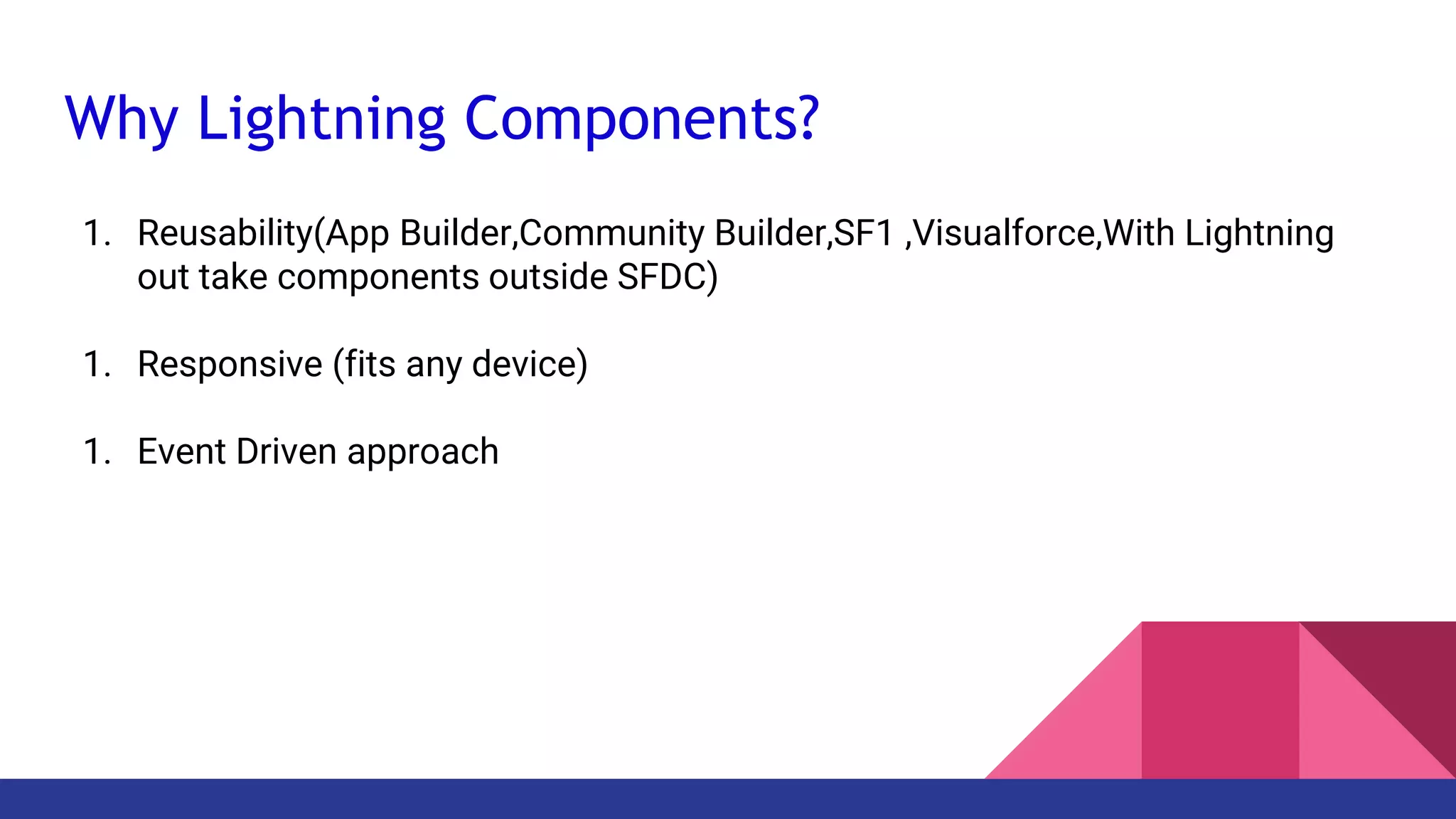 Introduction To Lightning Components Ppt