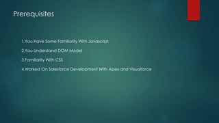 Salesforce Apex Hours :- Introduction to lightning components | PPT
