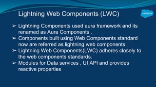 Introduction to lightning Web Component | PPTX