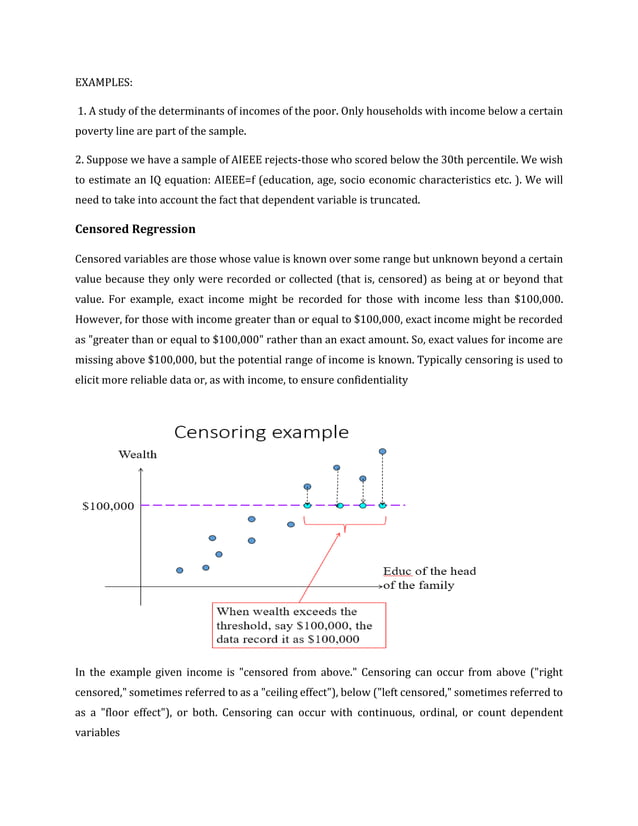Introduction to Limited Dependent variable | PDF