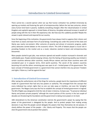 Introduction to limited government | PDF | Civic affairs | Politics