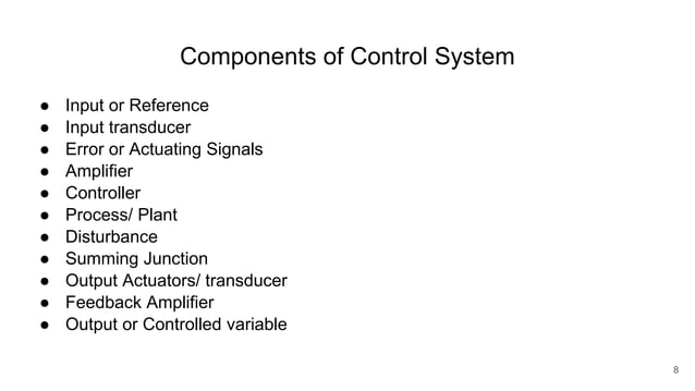 Introduction To Linear Control Systems Pptx