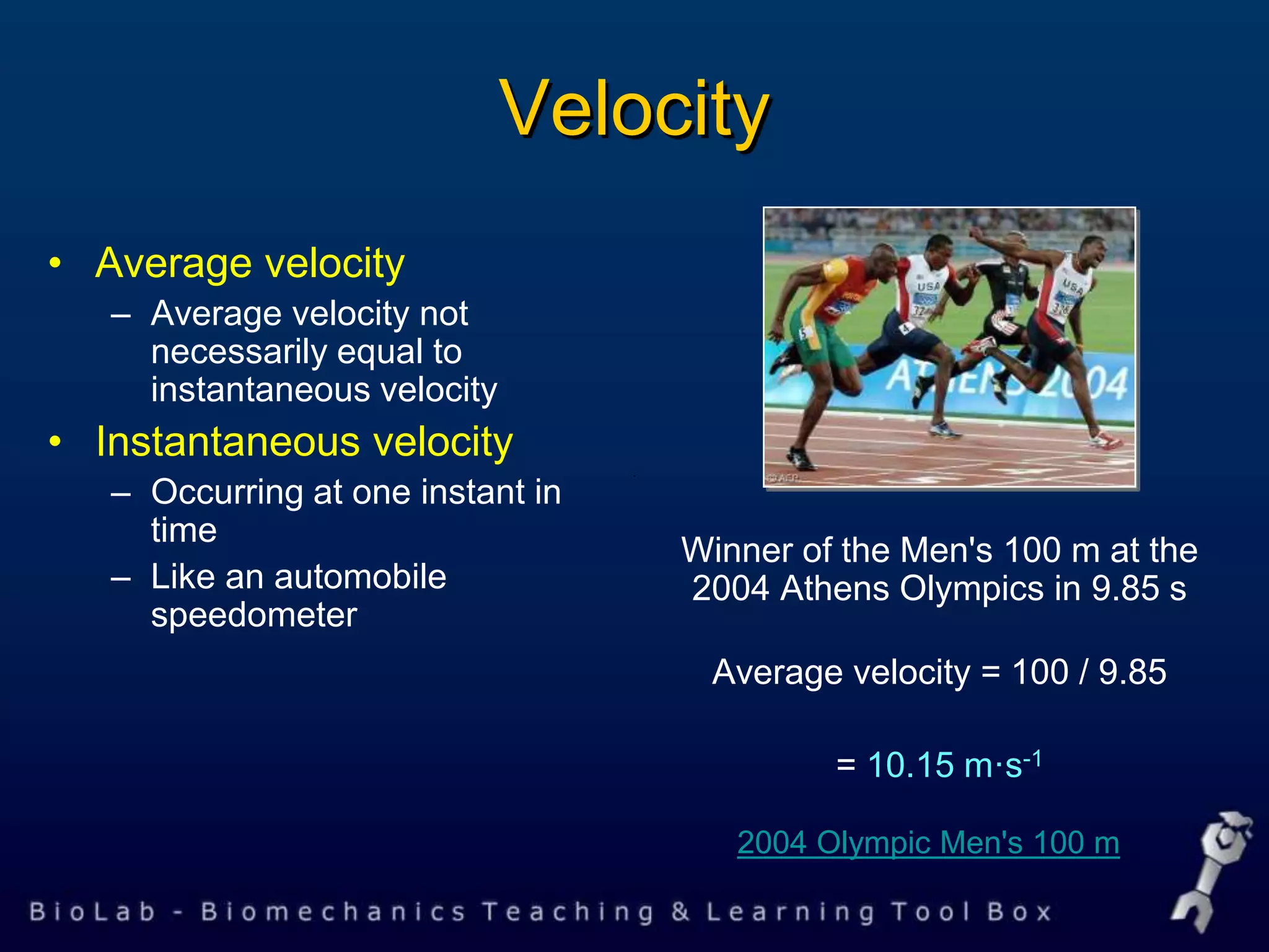 Introduction to Linear Kinematics.ppt