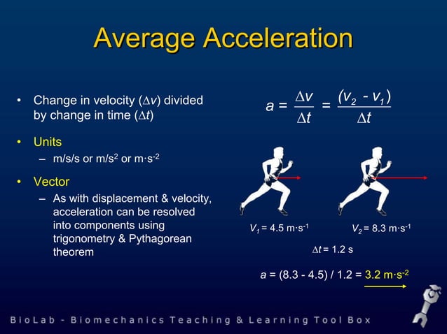 Introduction to Linear Kinematics.ppt | Running and Jogging | Fitness and Exercise