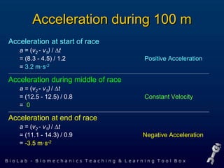 Introduction to Linear Kinematics.ppt | Running and Jogging | Fitness ...