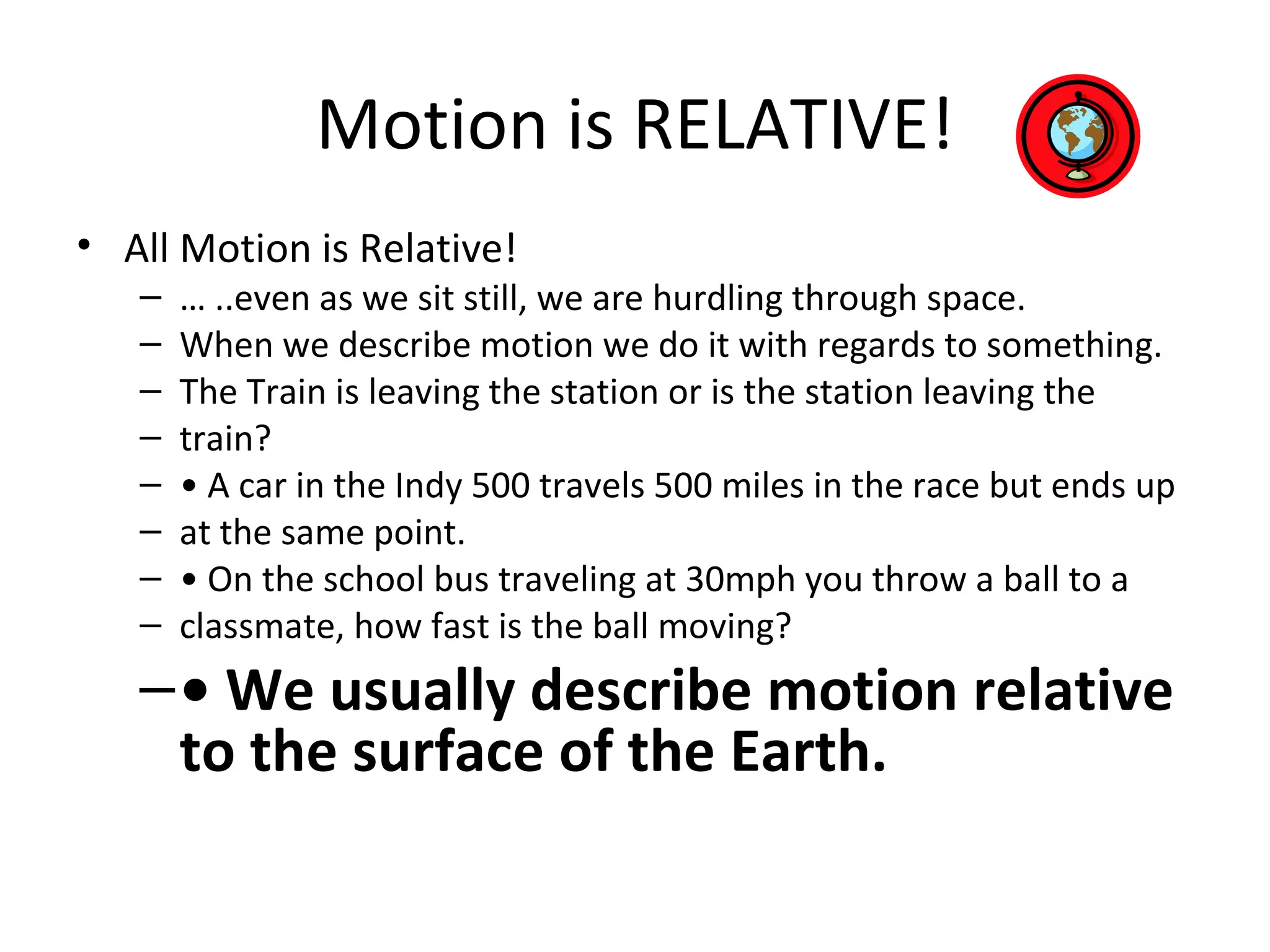 Introduction to linear motion | PPT