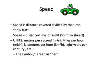 Introduction to linear motion | PPT