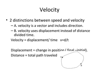 Introduction to linear motion | PPT