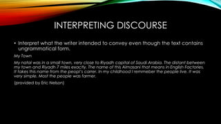 Discourse Analysis | PPT