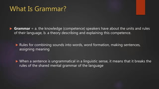 Introduction to Linguistics | PPTX