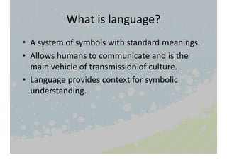 Introduction To Linguistics | PPT