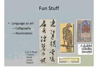 Introduction To Linguistics | PPT