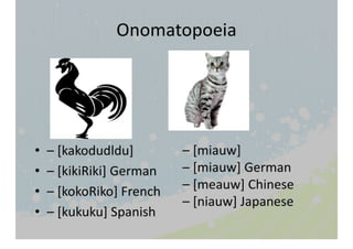 Introduction To Linguistics | PPT