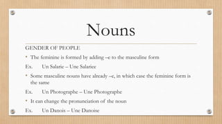 Introduction to linguistics french | PPTX