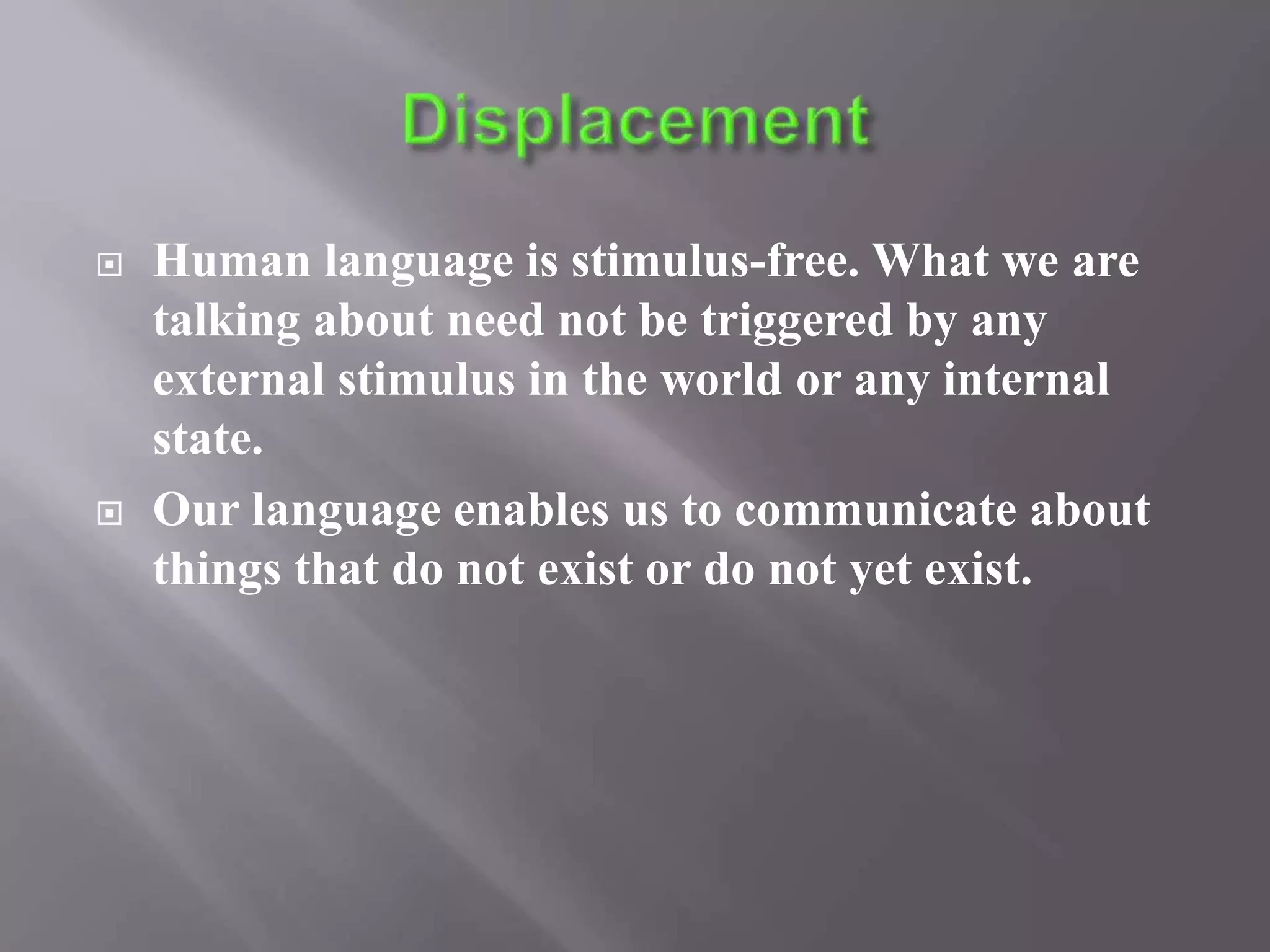 Introduction To Linguistics Lecture 1ppt