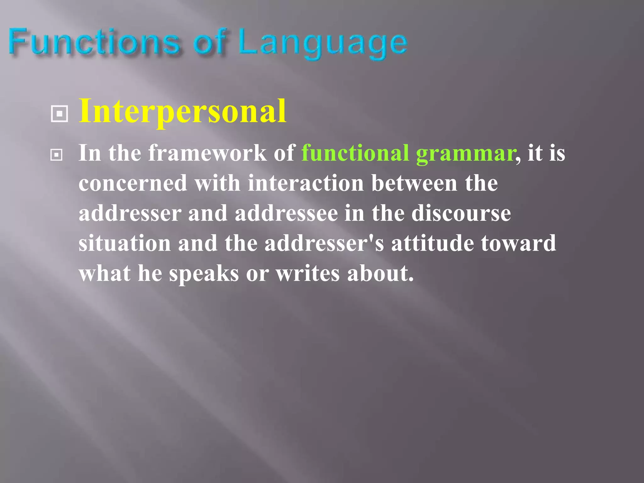 Introduction To Linguistics Lecture 1ppt