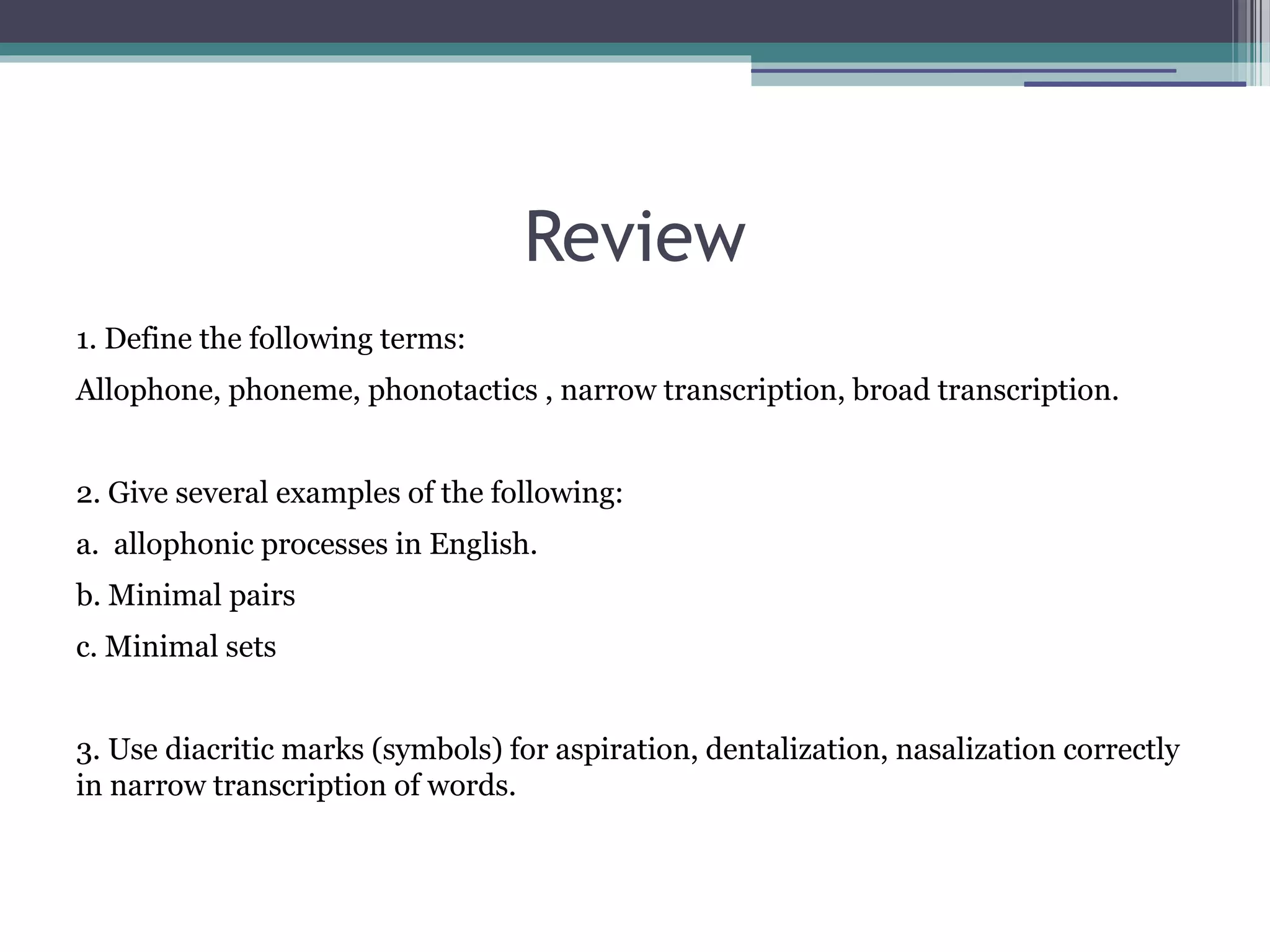 Introduction To Linguistics Lecture 10 Ppt