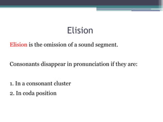 Introduction to linguistics lecture 10 | PPT