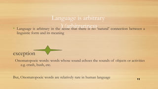 Introduction to linguistics part 1 | PPT