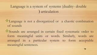 Introduction to linguistics part 1 | PPT