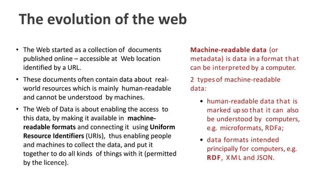 Introduction to linked data | PPT