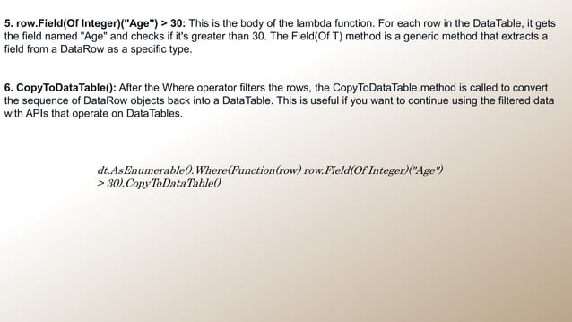 Introduction to LINQ in UiPath with examples.pptx | Databases | Computer Software and Applications