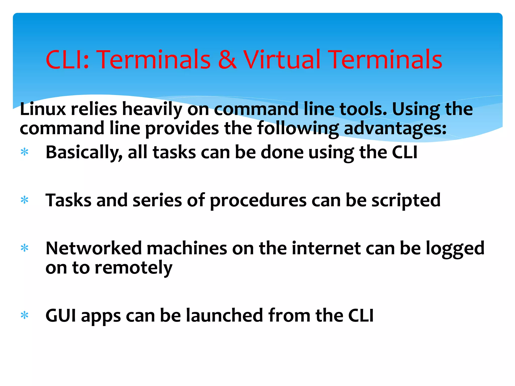 Introduction to linux | PPTX