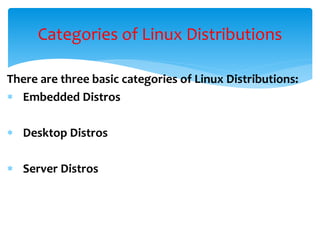 Introduction to linux | PPTX