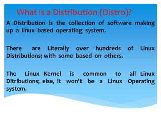 Introduction to linux | PPTX