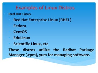 Introduction to linux | PPTX