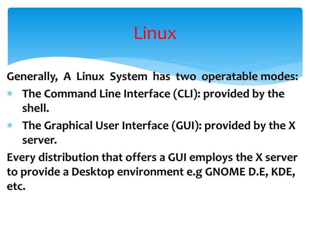 Introduction to linux