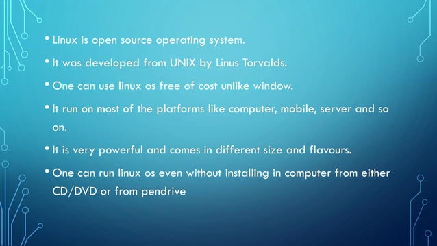 Introduction to linux | PPT