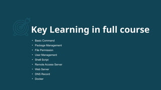 Introduction to linux and beginner learner | PPTX