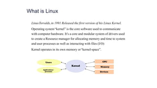 Introduction to linux day1 | PPT
