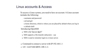Introduction to linux day1 | PPT