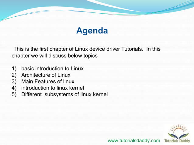 Introduction to Linux Kernel | PPT Introduction to Linux Kernel | PPT