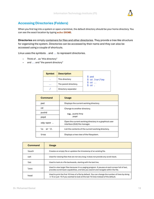 Introduction to Linux OS (Part 1) - Tutorial | PDF