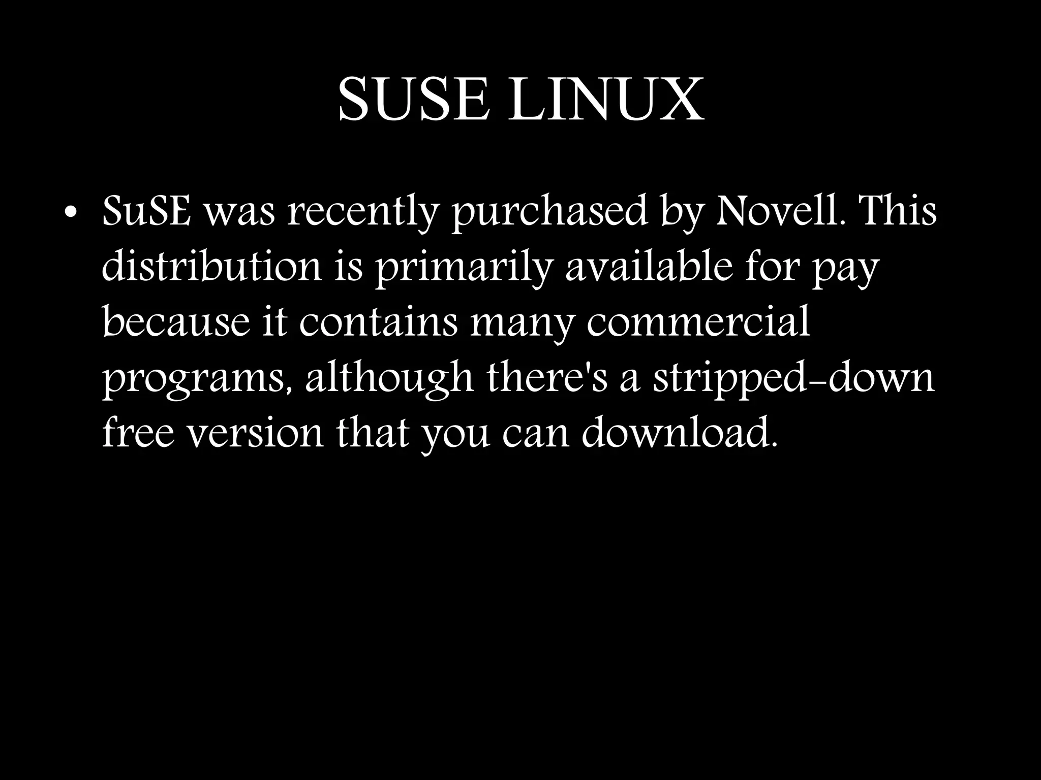 Introduction to linux ppt | PPTX