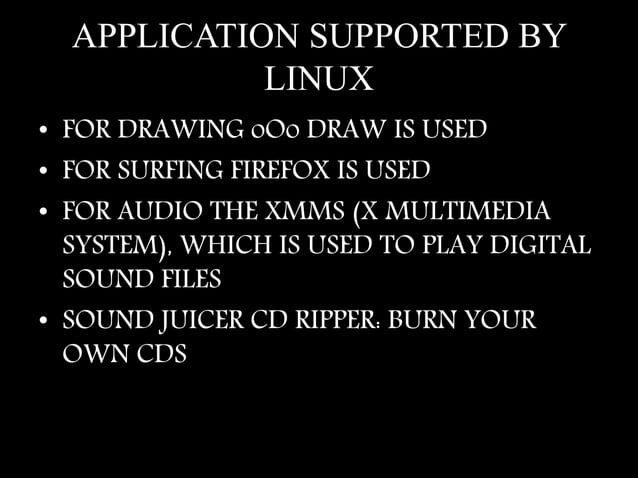 Introduction to linux ppt | PPTX | Shareware and Freeware | Computer Software and Applications