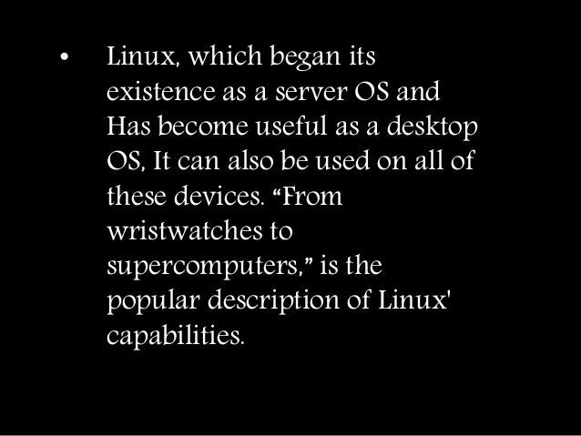 Introduction to linux ppt