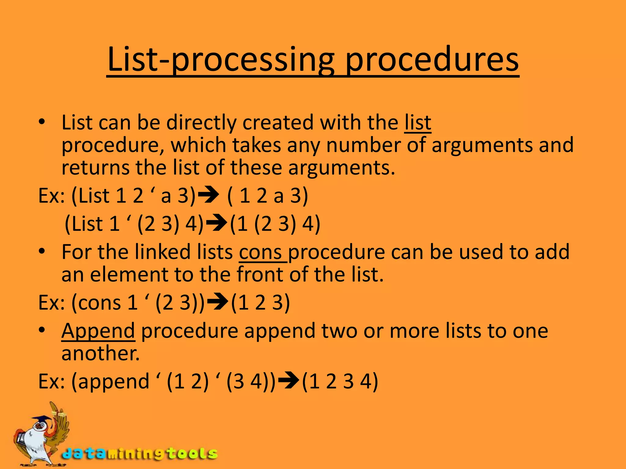 LISP: Introduction to lisp | PPTX