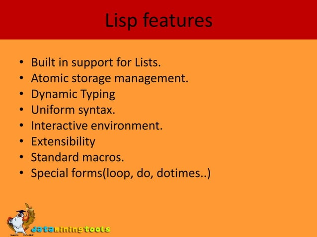 LISP: Introduction to lisp | PPTX